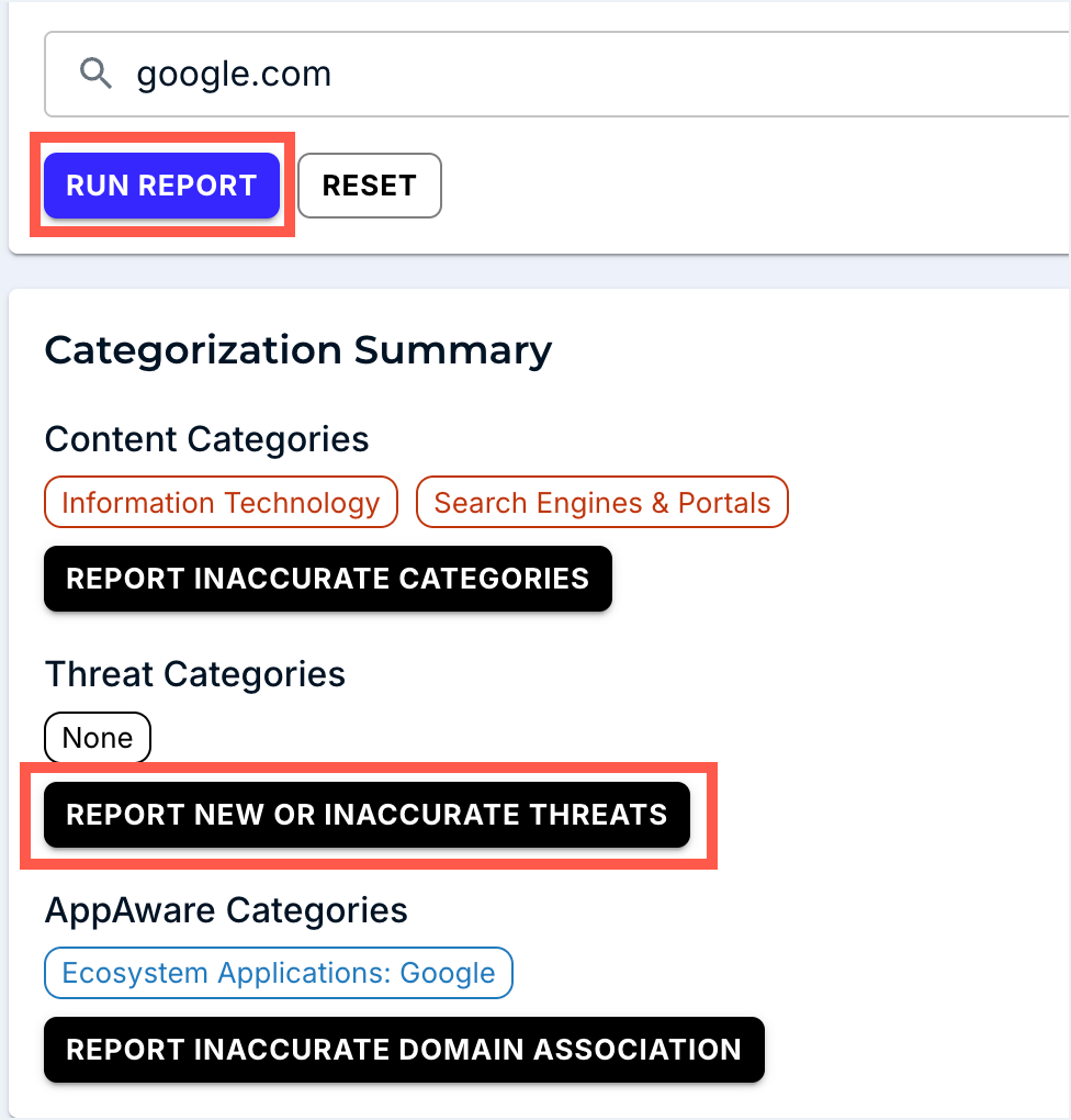 Check and Correct Domain Classifications using the Domain Report Tool ...